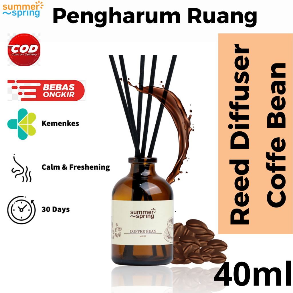 Jual Pengharum Ruangan / Reed Diffuser / Aroma Kopi Segar / Aromaterapi ...