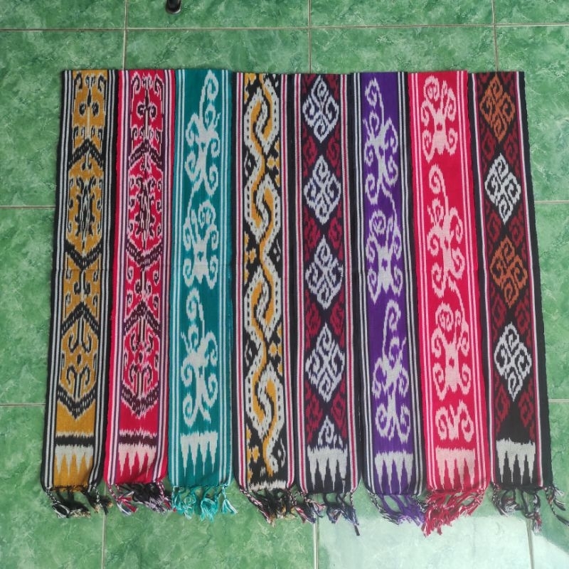 Jual Beli 10 Gratis 1 - Syal Leher Tenun Ethnic Scraf Tenun Etnik Motif ...