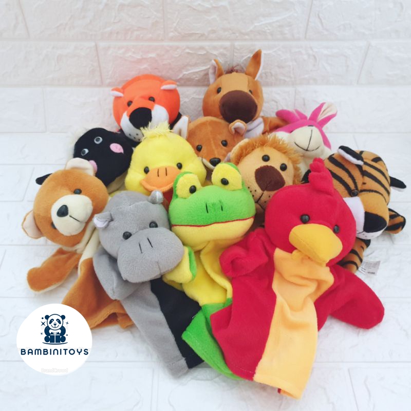 Jual Boneka tangan karakter lucu hand puppet mainan boneka lucu ...
