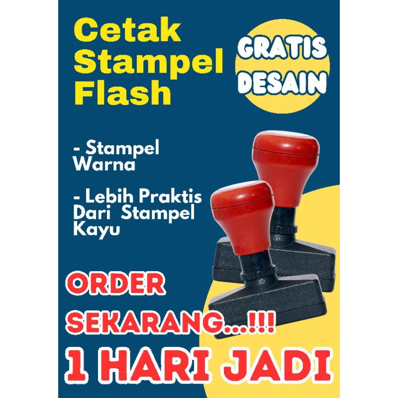 Jual Cetak Stempel Flash Ukuran Kecil Murah | Shopee Indonesia