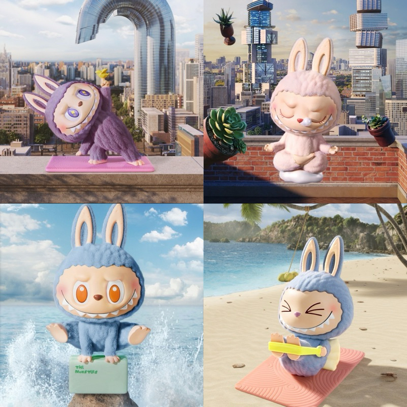 Jual READY! Lazy Yoga Pop mart Labubu The Monsters Selected Blind Box ...