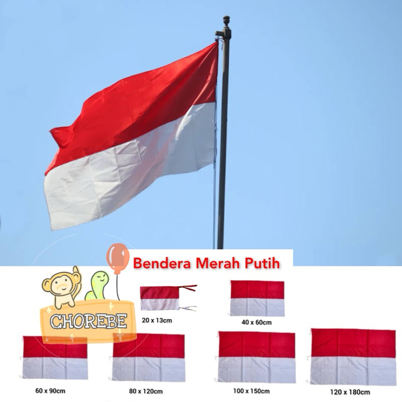 Jual Bendera Kain Merah putih Bendera Merah putih Indonesia Dekorasi ...
