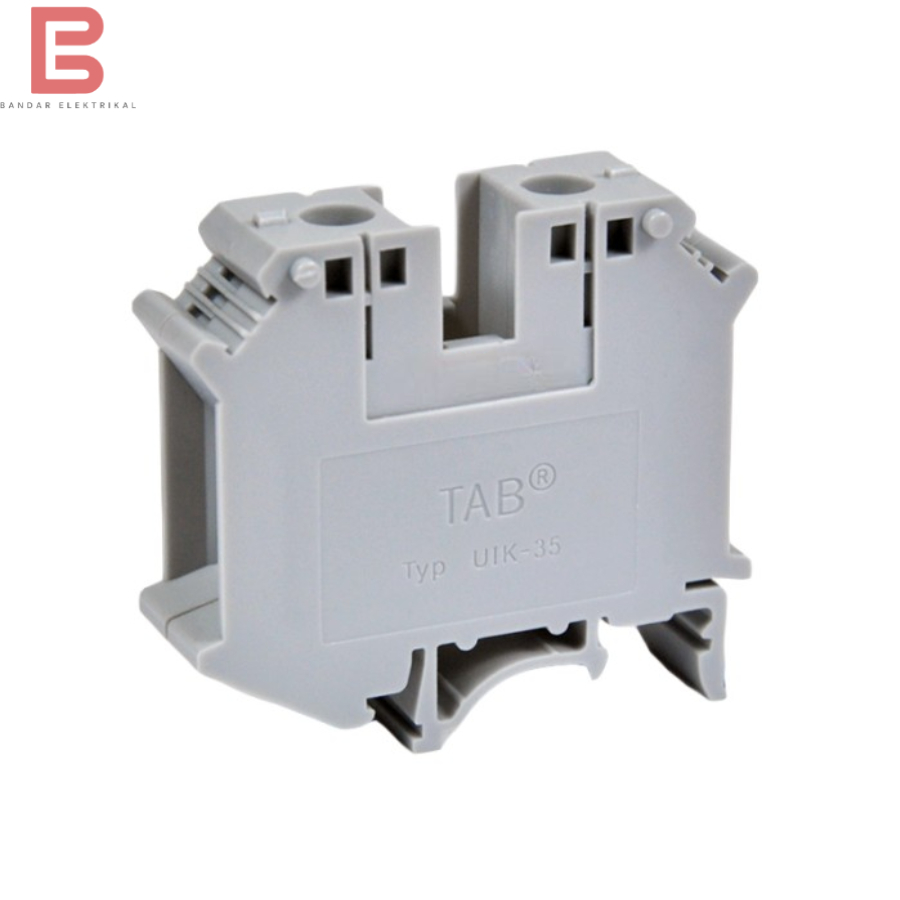 Jual Terminal Blok UK 35N Abu-abu model Weidmuller Terminal Block UK35N ...