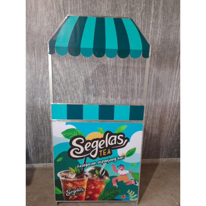 Jual Booth Portable Model Es Teh Stand Jualan Rombong Lipat Praktis ...