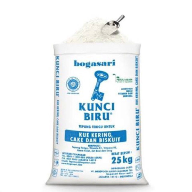 Jual TEPUNG TERIGU KUNCI BIRU 500 GR (KILOAN) | Shopee Indonesia