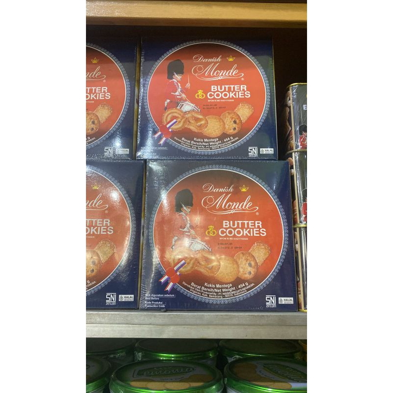 Jual MONDE BUTTER COOKIES 454Gr | Shopee Indonesia