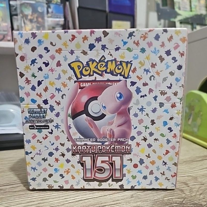 Jual sealed booster box 151 pokemon tcg indonesia no reprint | Shopee ...