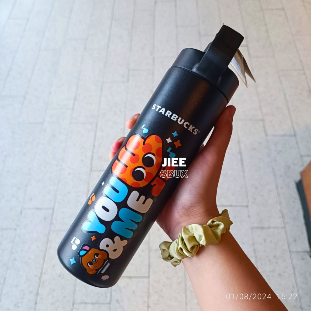 Jual Starbucks MiiR Best Friends Forever You & Me Black Stainless Steel ...