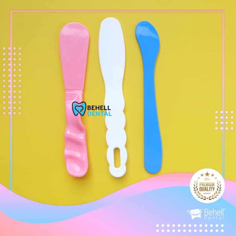 Jual PREMIUM SPATEL PLASTIK SENDOK ADUKAN ALGINAT GIPS PROTESA ...