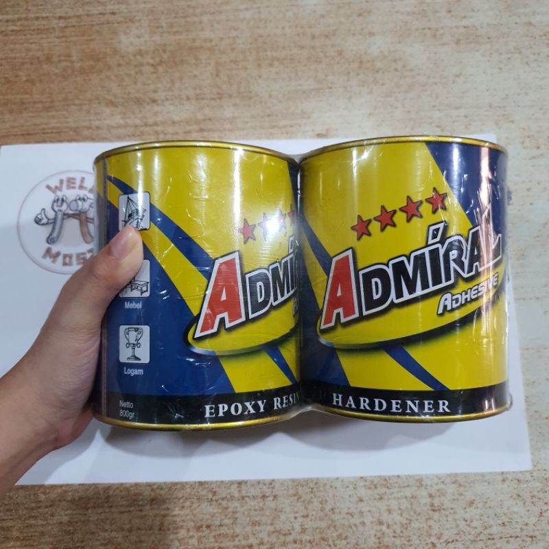 Jual LEM EPOXY ADMIRAL BESAR 2 KOMPONEN | Shopee Indonesia