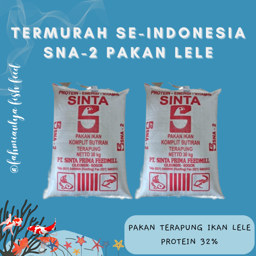 Jual Repack 1 kg SNA-2 PAKAN TERAPUNG IKAN LELE | Shopee Indonesia
