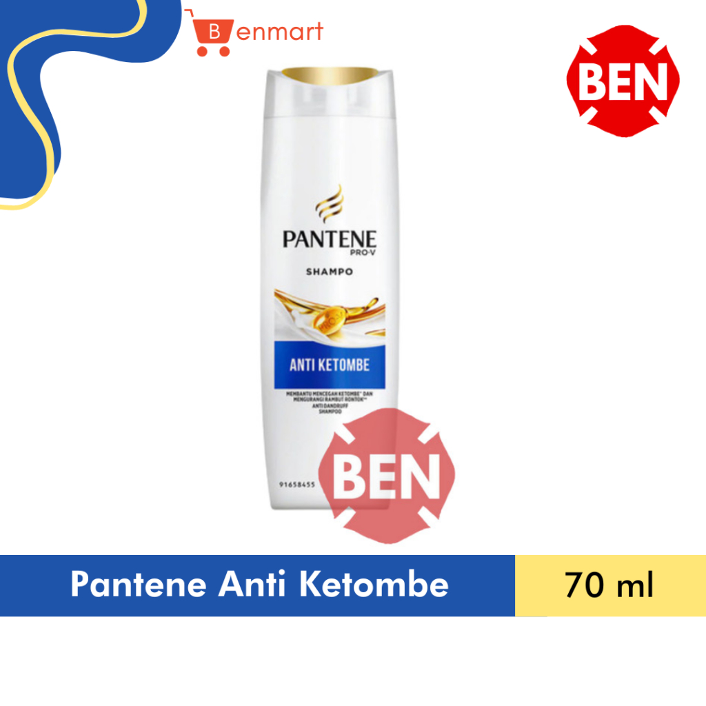 Jual Pantene Anti Ketombe Botol 70ml 70 ml - Shampoo Shampo Biru Kecil ...