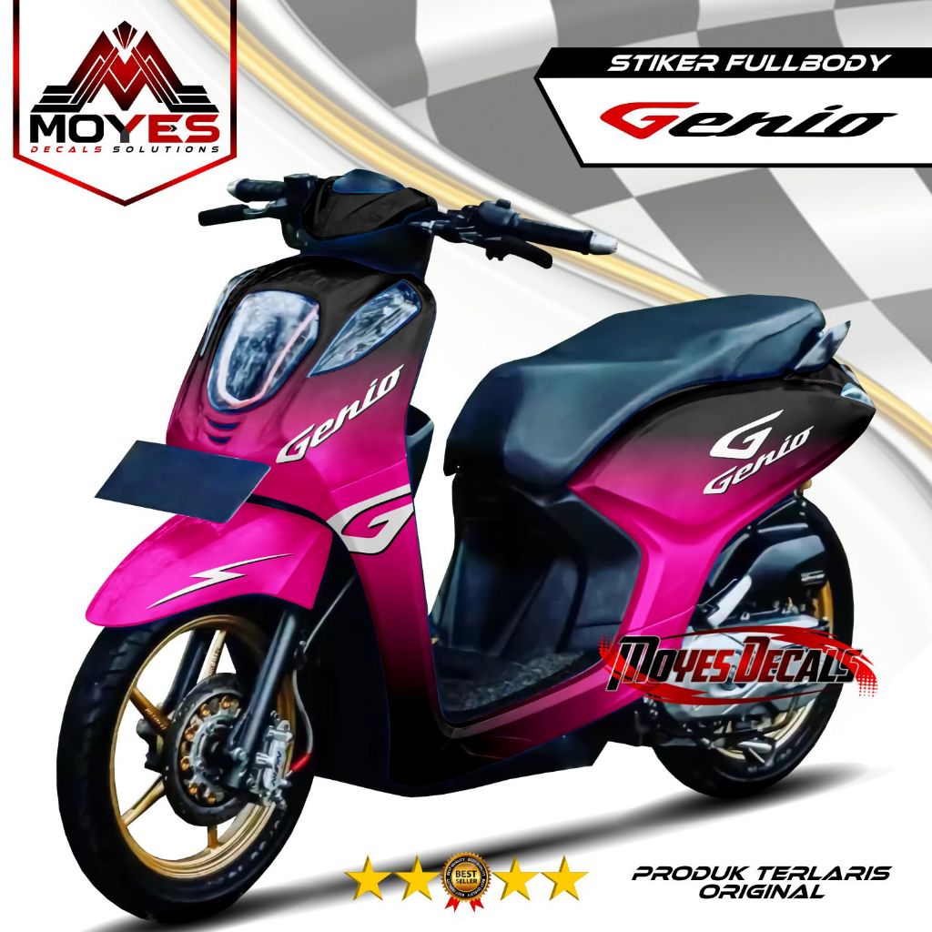 Jual Decal Motor Genio - Stiker Motor Genio Fullbody Premium - Variasi ...