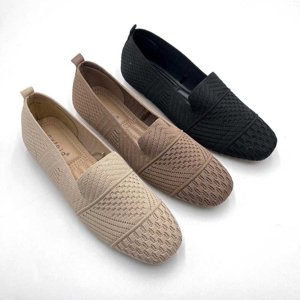 Jual Laviola 4452 LSY - Flat Shoes Wanita Rajut | Shopee Indonesia