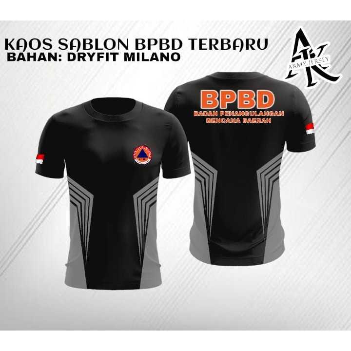 Jual Jersey BPBD /kaos BPBD Dryfit /kaos badan penanggulangan bencana ...