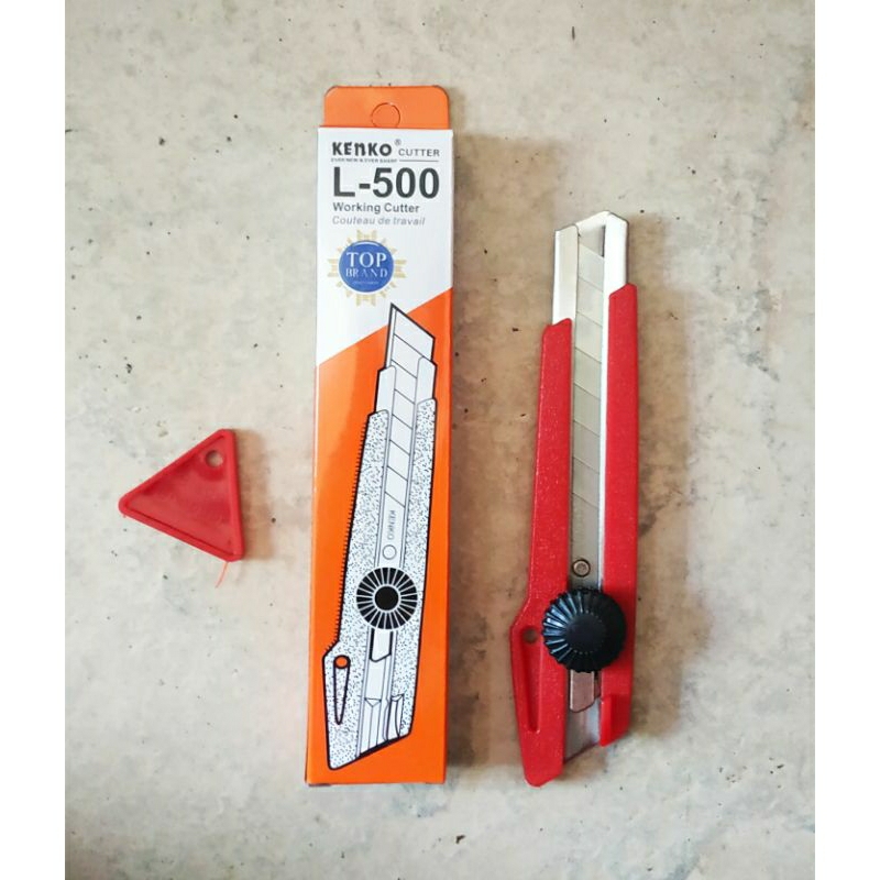 Jual Cutter besar KENKO type: L-500 (tajam banget) | Shopee Indonesia