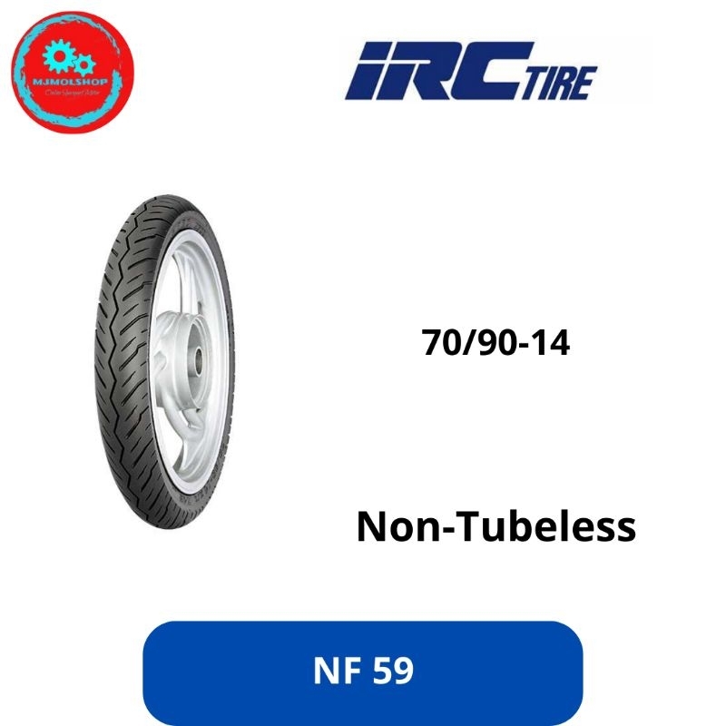 Jual BAN IRC 70/90-14 NF59 NON TUBLESS PAKAI BAN DALAM ORIGINAL IRC ...