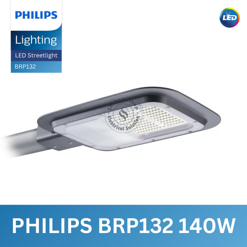 Jual PHILIPS BRP132 140W LAMPU JALAN PJU LED STREETLIGHT ROAD 17500 ...