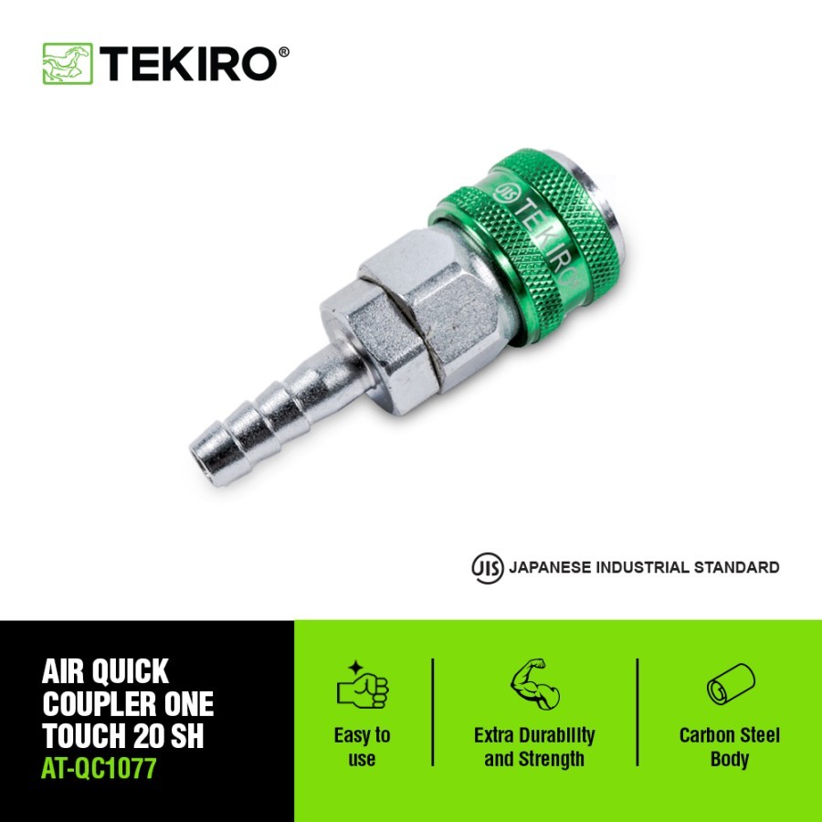 Jual TEKIRO Air Quick Coupler One Touch 20 SH / Coupler 20 SH Tekiro AT ...