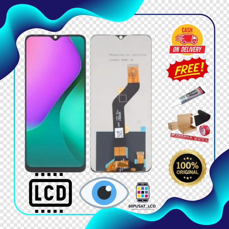 Jual LCD FULLSET TECNO POVA NEO 2 / POVA NEO 3 ORIGINAL TOUCHSCREEN LCD ...