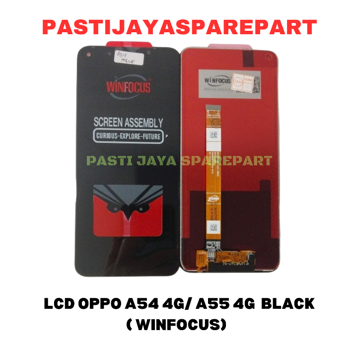 Jual LCD OPPO TOUCHSCREEN A54 / A55 4G BLACK | Shopee Indonesia