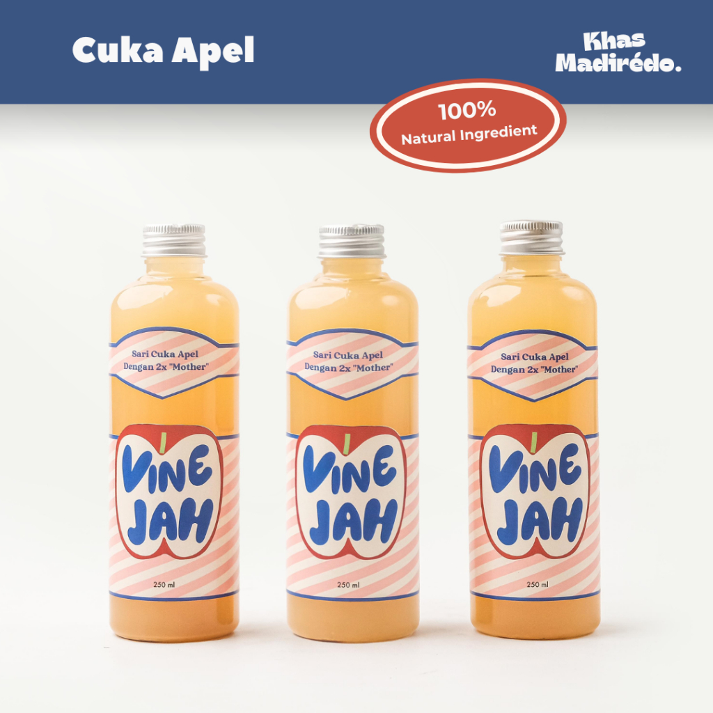 Jual Cuka Apel / Apple Cider Vinegar - Premium Natural Ingredient - 2x ...
