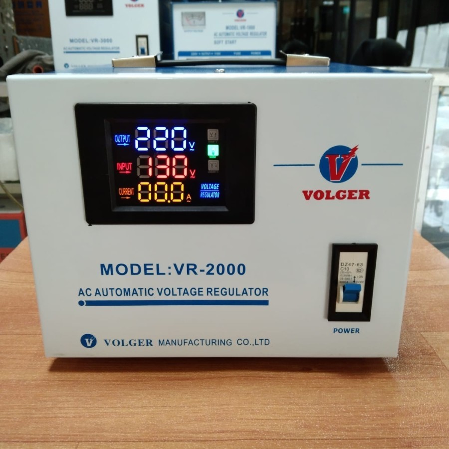 Jual Stabilizer Listrik Volger VR-2000 Digital 2000W | Shopee Indonesia