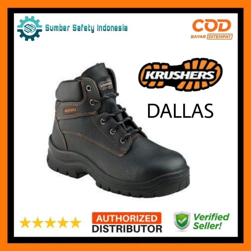 Jual Sepatu Safety Krushers Dalas Original Safety Shoes Krushers ...