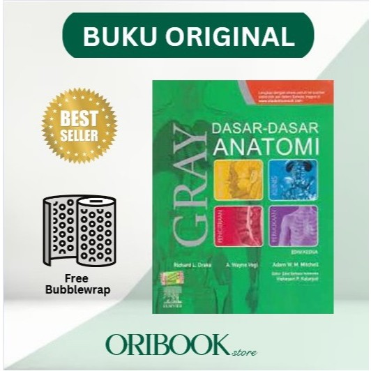 Jual ORIGINAL GRAY DASAR DASAR ANATOMI EDISI 2 - RICHARD L. DRAKE ...