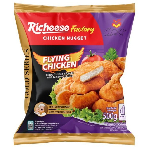 Jual Richeese Flying Chicken / Chicken Nugget with Tempura Coating ...