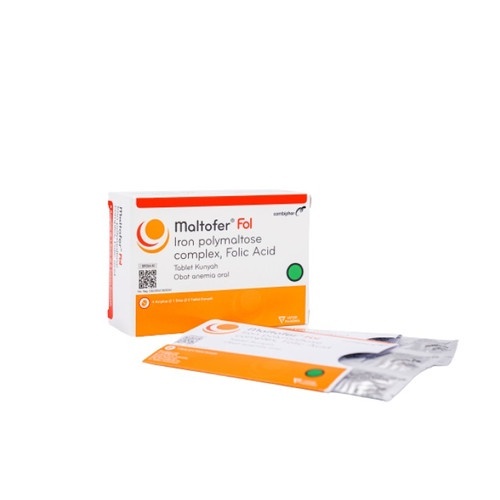 Jual Maltofer Chewable 6 Tablet 1Strip/Iron/Zat Besi/Ibu Hamil/Anemia ...