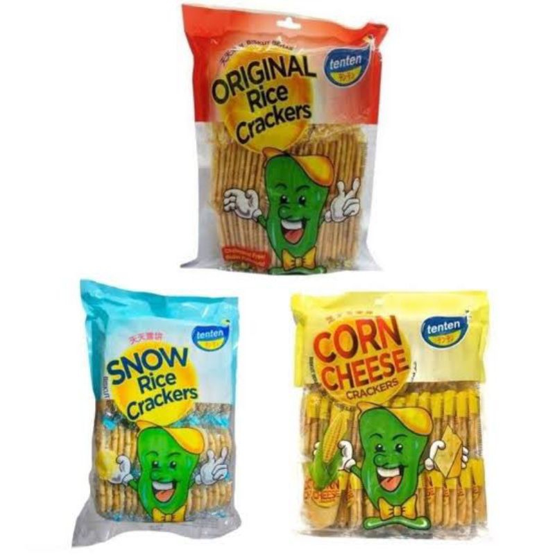 Jual Tenten rice crackers / snack beras salji halal Malaysia | Shopee ...