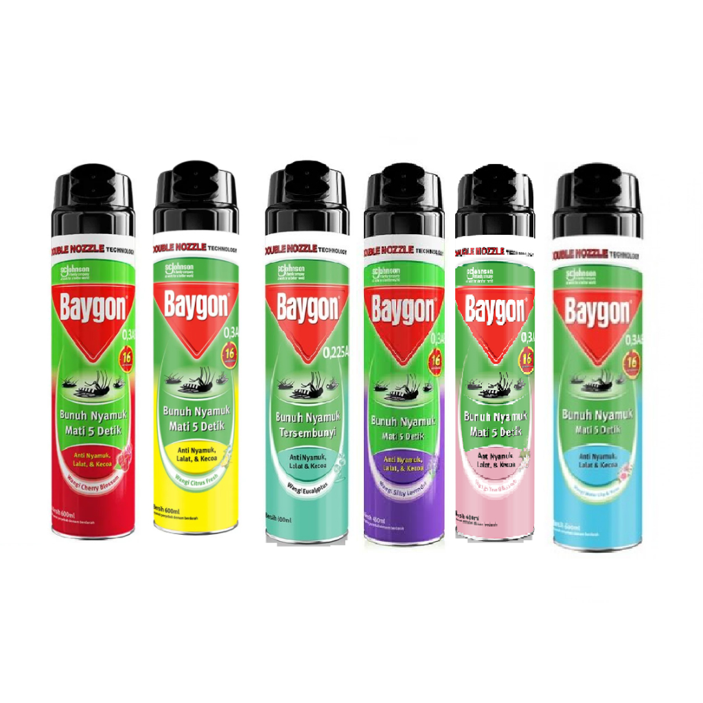Jual Baygon Aerosol 600ml ( 6 Varian ) | Shopee Indonesia
