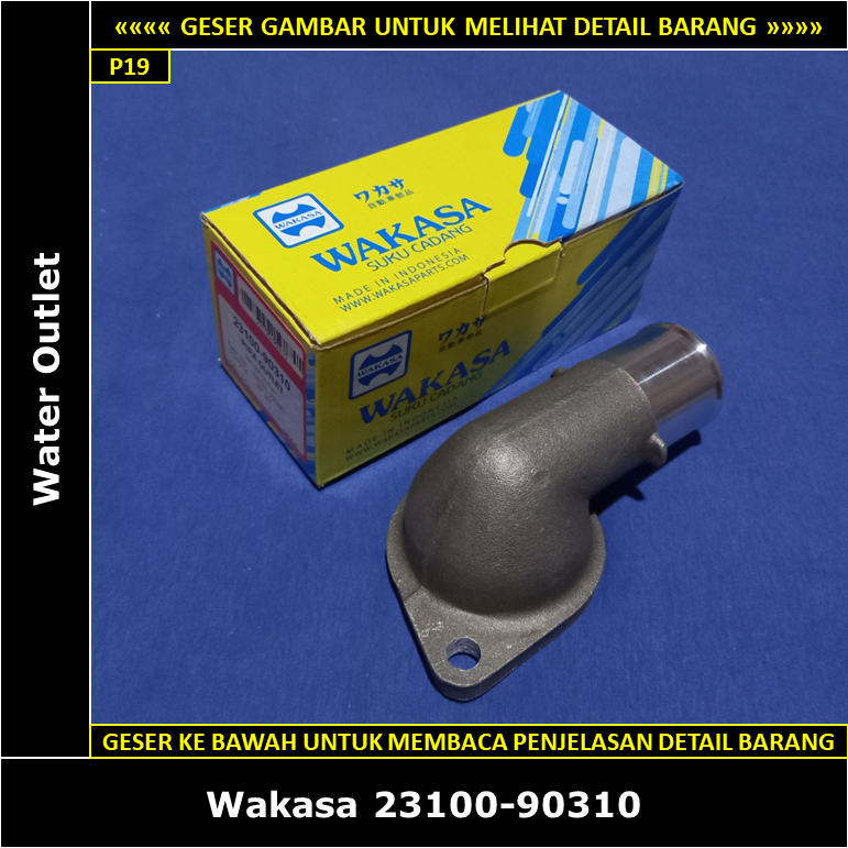 Jual Water Outlet Toyota Kijang Kotak Buaya 1200 cc 3K KF10 1977-1981 ...