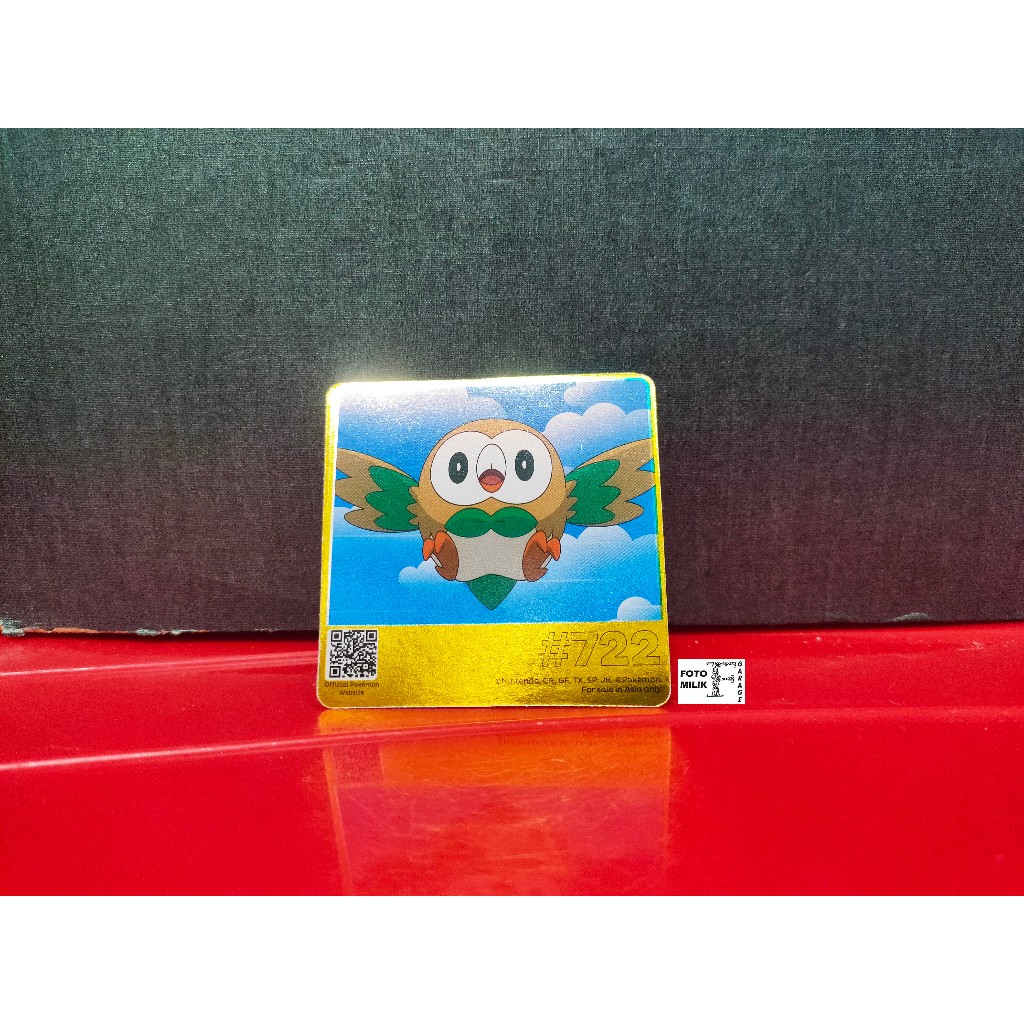 Jual Rowlet Oreo Pokemon Card Kartu Gold Hologram Holo Limited Edition ...