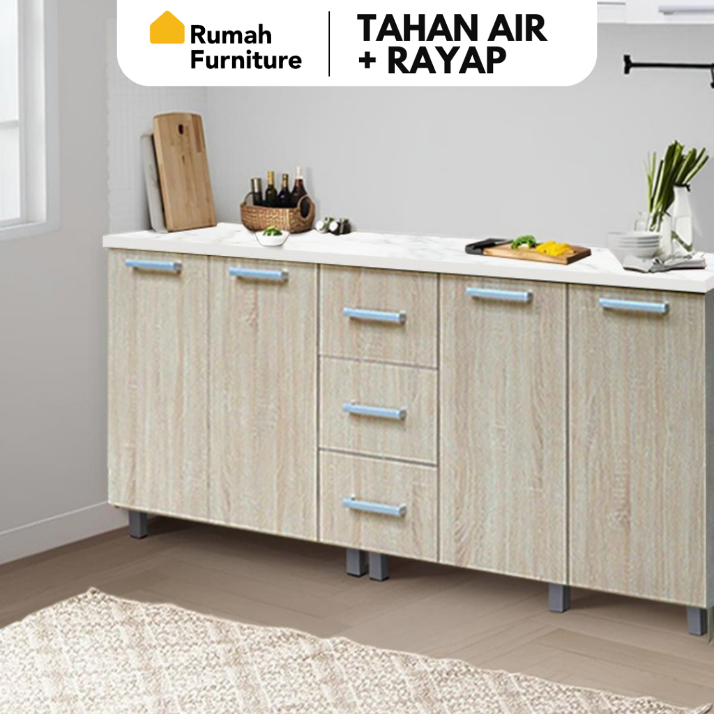 Jual DENVER Kitchen Set Lemari Kabinet Dapur Kayu Bawah Serbaguna Untuk ...