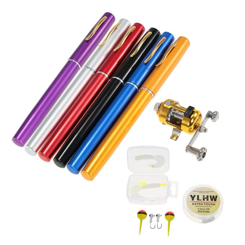 Jual Mini Pen Fishing Rod Pena Pancing Alat Pancing Joran Praktis ...