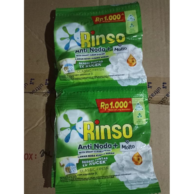 Jual Rinso Detergen Bubuk Renteng Renceng | Shopee Indonesia