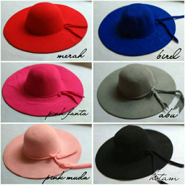 Jual Topi pantai floppy hat topi cewek keren | Shopee Indonesia