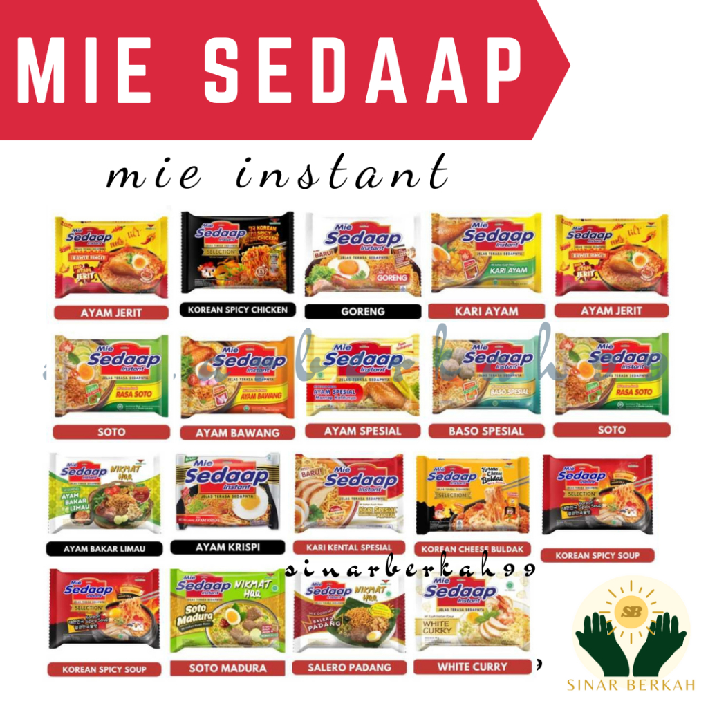 Jual Mie Sedaap Mie Instant | Shopee Indonesia