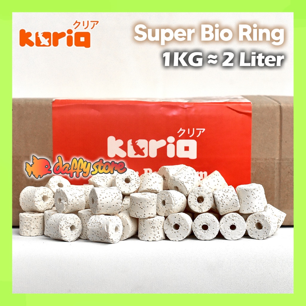 Jual Kuria Super Bio Ring 1 KG media filter bioring premium impor kolam ...