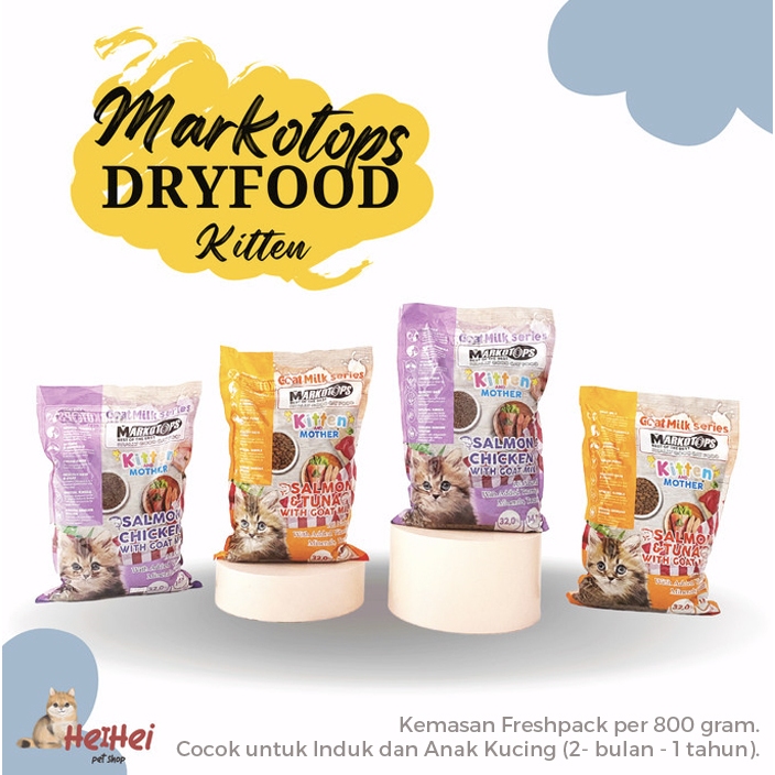 Jual Markotops Kitten Mother Dryfood FRESHPACK 800 gr - Makanan Induk ...
