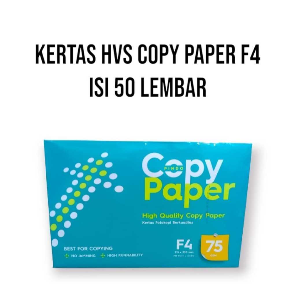 Jual KERTAS HVS UKURAN F4 / COPY PAPER / KERTAS FOTOKOPI 75 GSM ...