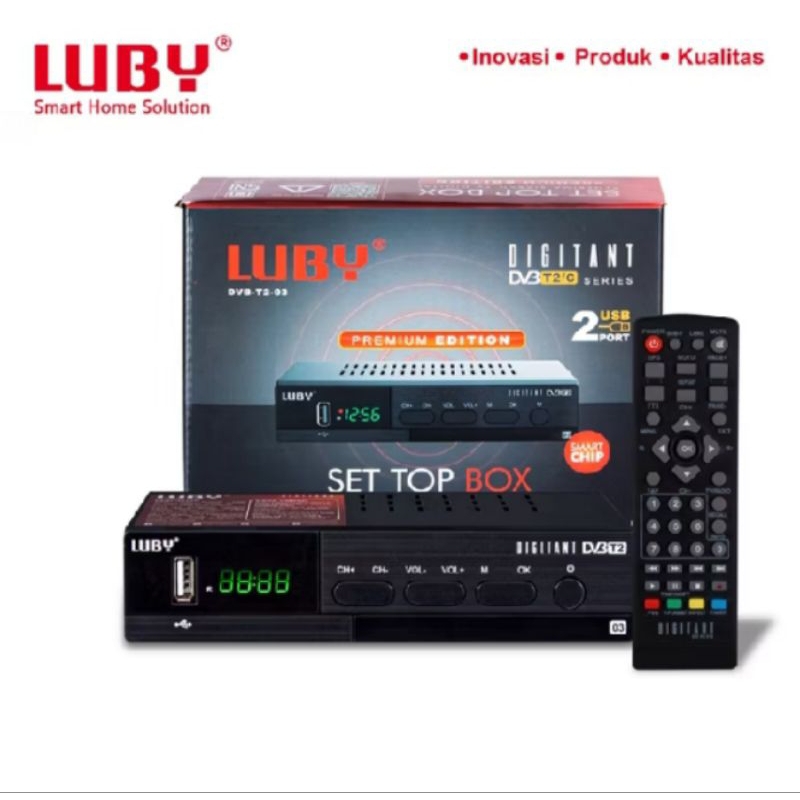 Jual Set Top Box STB Luby DVB T2 03 New Receiver TV Digital Full HD SNI Original Garansi Resmi ...