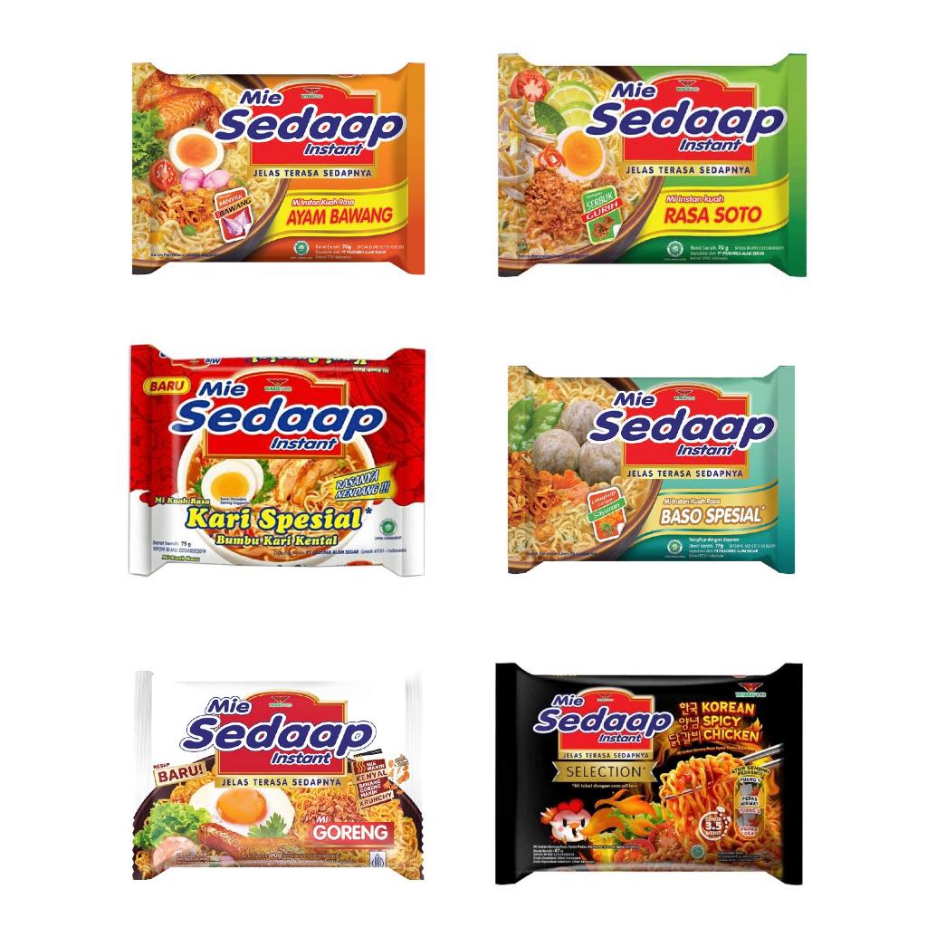 Jual MIE SEDAAP KUAH / MIE SEDAP GORENG VARIAN RASA | Shopee Indonesia