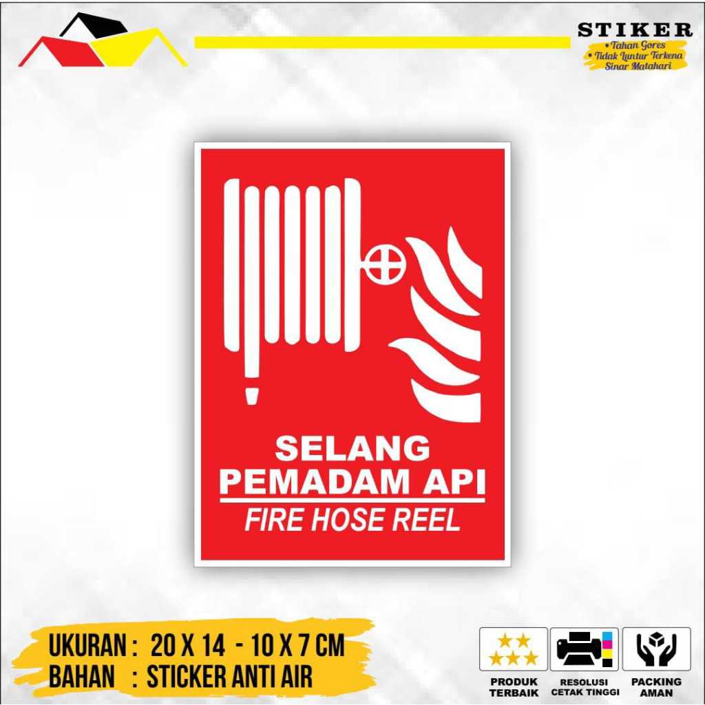 Jual Sign / Rambu Stiker Selang Pemadam Api | Shopee Indonesia