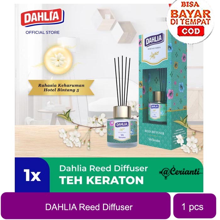 Jual Dahlia Reed Diffuser Alat / Refill Teh Keraton Pengharum Ruangan ...