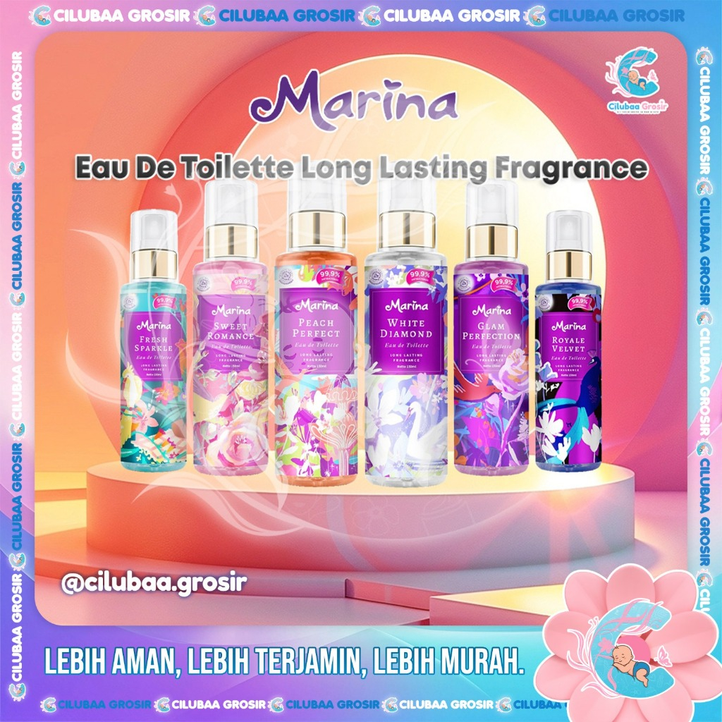 Jual MARINA Eau de Toilette Long Lasting Fragrance 150ml || Marina ...
