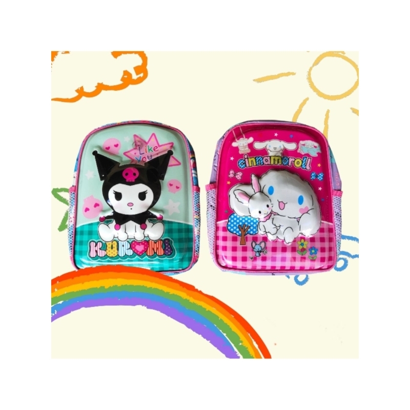 Jual ADATAS / KUROMI TAS ANAK PEREMPUAN 3D EMBOS LED SD TK PAUD BERAGAM KARAKTER | Shopee Indonesia