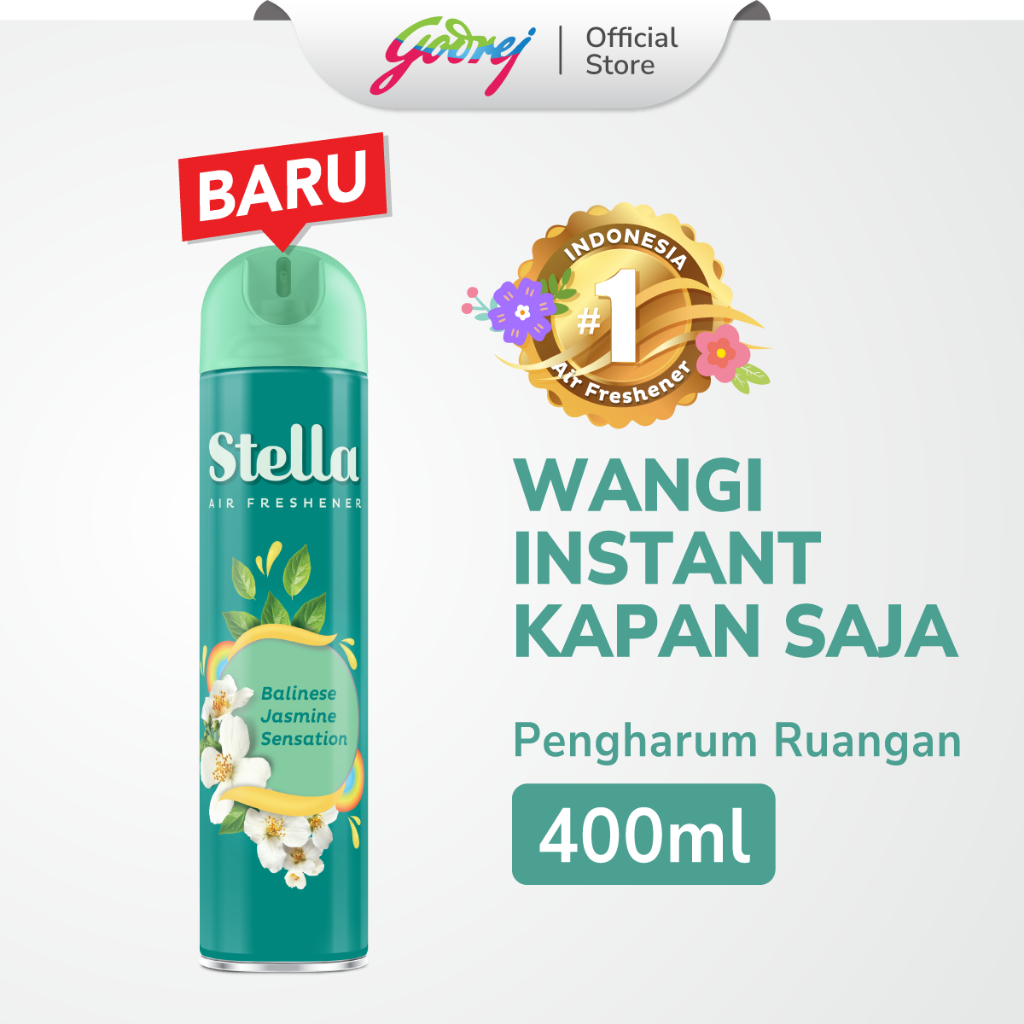 Jual Stella Aerosol Air Freshener Balinese Jasmine Sensation 350ml ...